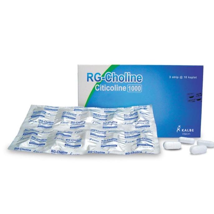 Jual RG CHOLINE CITICOLINE 1000 1 STRIP ISI 10 KAPLET | Shopee Indonesia