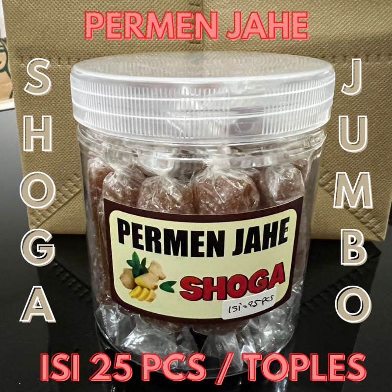 Jual Permen Jahe Asli Original - Permen Jahe Jumbo Shoga - Permen Jahe ...