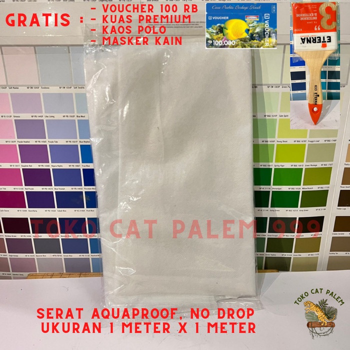 Jual Serat Fiber Kain Membran Mat aquaproof no drop Anti Bocor 80cm x 100cm | Shopee Indonesia