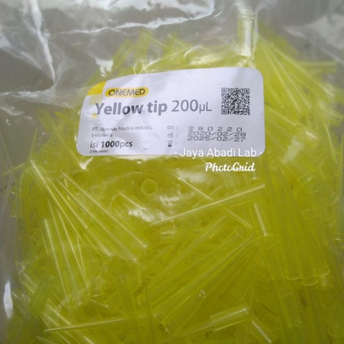 Jual JA131 YELLOW TIP TIPS KUNING MICROPIPETTE MIKROPIPET 100 UL 200 0 ...