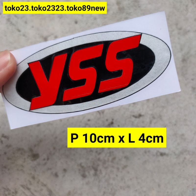 Jual STIKER RACING MOTOR STICKER YSS CUTTING | Shopee Indonesia
