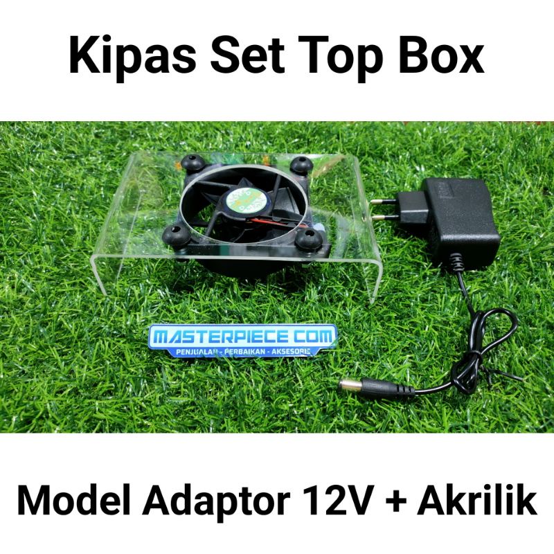 Jual Kipas Set Top Box/ Fan STB/ Model Adaptor 12V Stand Akrilik ...