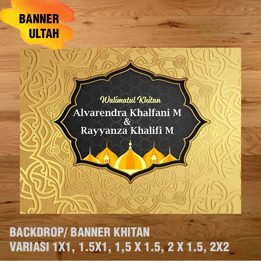 Jual KHITANAN, SUNATAN BANNER/ BACKDROP/ SPANDUK | Shopee Indonesia