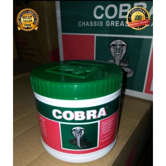 Jual Chassis Grease / Gemuk Cobra Hijau No3 Plumas/Stempet Cobra ...
