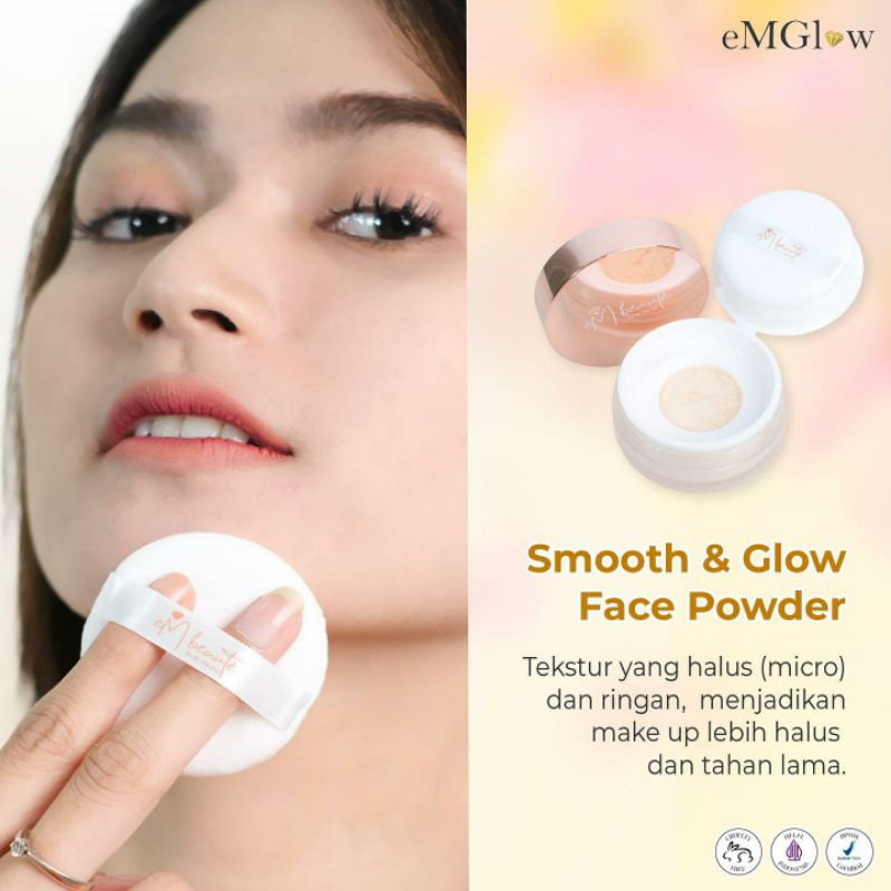 Jual Loose Powder shade Spring Love embeautee|| Bedak Tabur emglow ...