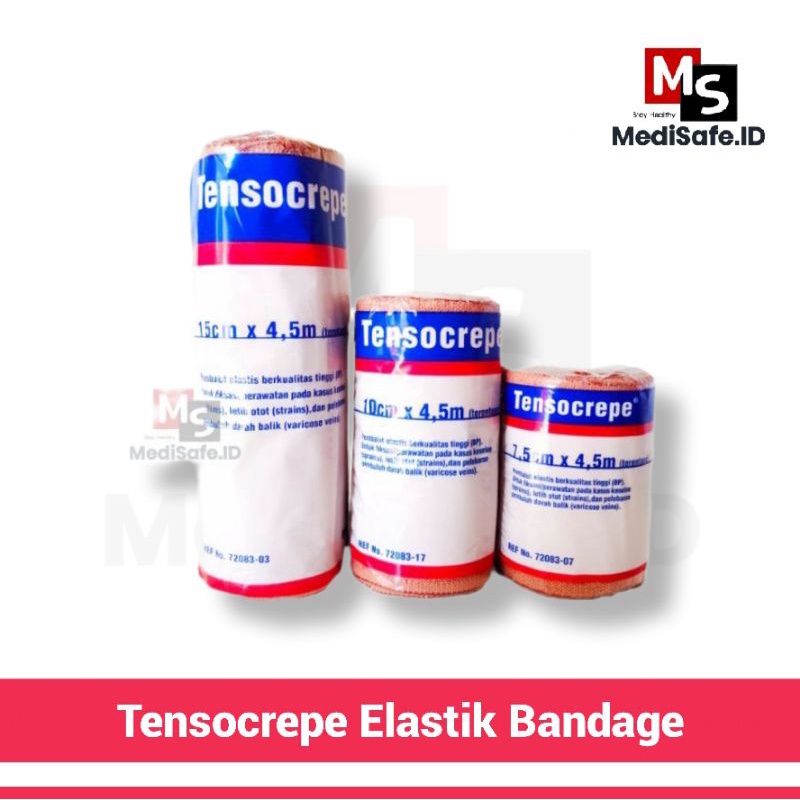 Jual Tensocrepe Elastis Bandage Perban Cokelat BSN 3/4/6 Inch Satuan ...