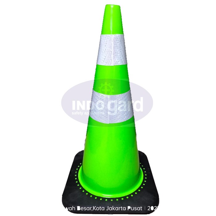 Jual Traffic Safety Cone 70cm,Kerucut Parkir,Pembatas Jalan,Green Hijau ...