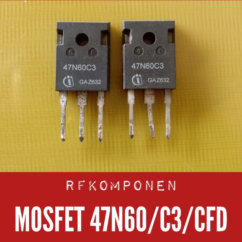 Jual ( COD ) ORIGINAL MOSFET 47N60/C3 CFD (47A 600V) | Shopee Indonesia
