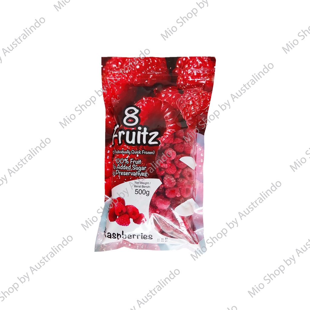 Jual 8 Fruitz frozen raspberry/raspberries beku 500 Gr | Shopee Indonesia