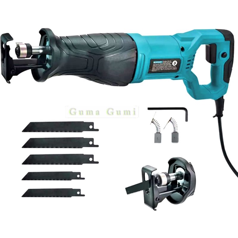 Jual Gergaji listrik 900watt 7.5a gergaji tangan 2800 SPM 5 pisau kayu ...