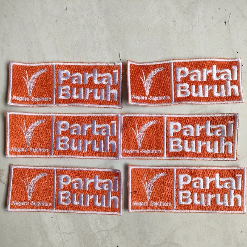 Jual logo partai buruh UK 10x4 barang ready | Shopee Indonesia