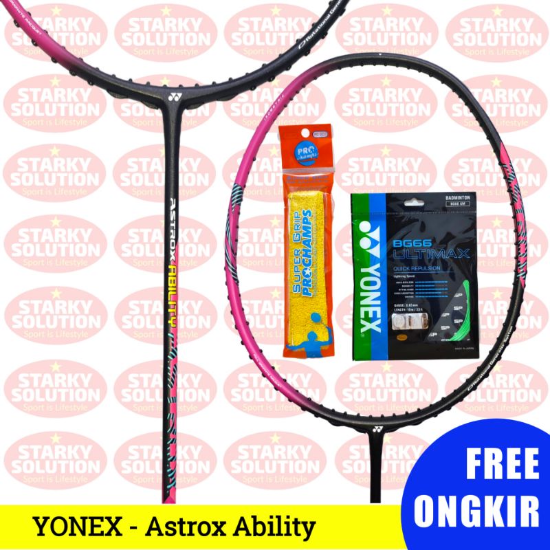 Jual Raket YONEX ASTROX ABILITY Bulutangkis Badminton Original - Taiwan | Shopee Indonesia