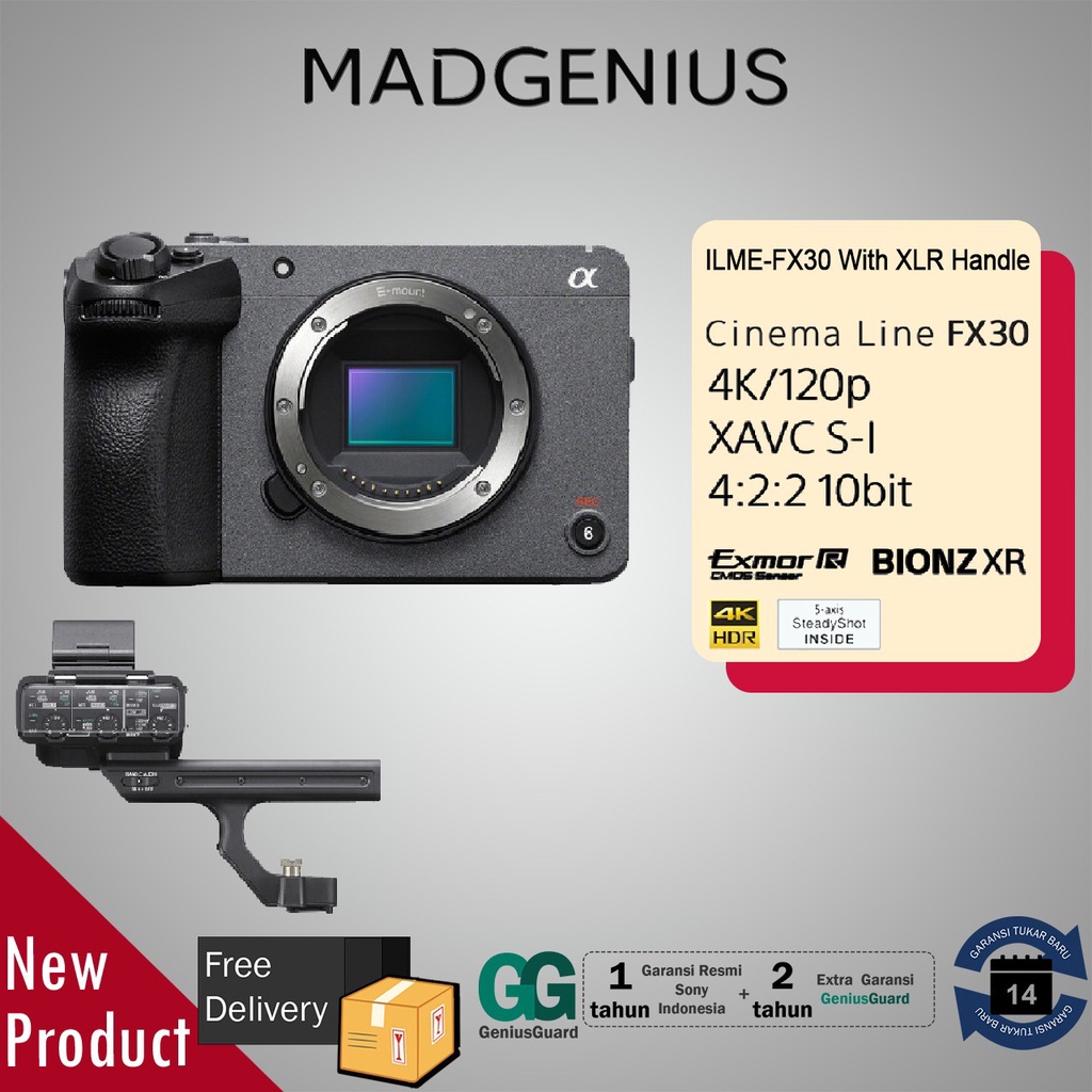 Jual Sony FX30 Cine E-mount Camera / Kamera Cinema Line FX30 / ILME-FX30 / ILME FX 30 / FX30 ...