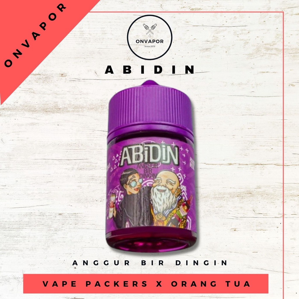 Jual Liquid Abidin Vape Freebased 60ML by Orang Tua dan VapePackers ...