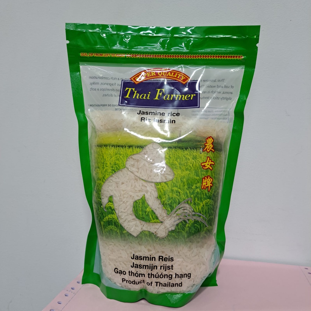 Jual Beras Online - Beras Thai Farmer Jasmine Rice 1kg | Shopee Indonesia