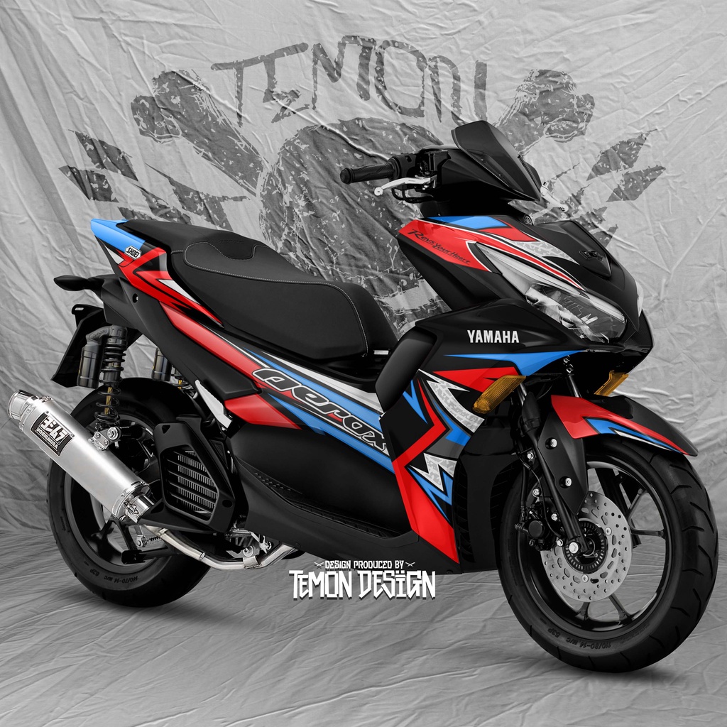 Jual Decal Sticker Aerox 2021 Conetted Full Body / Decal aerox Motif ...