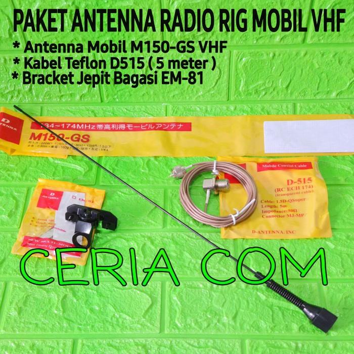 Jual PAKET ANTENA MOBIL TO RIG HT VHF M150 GS ANTENNA RIG MOBIL VHF ...