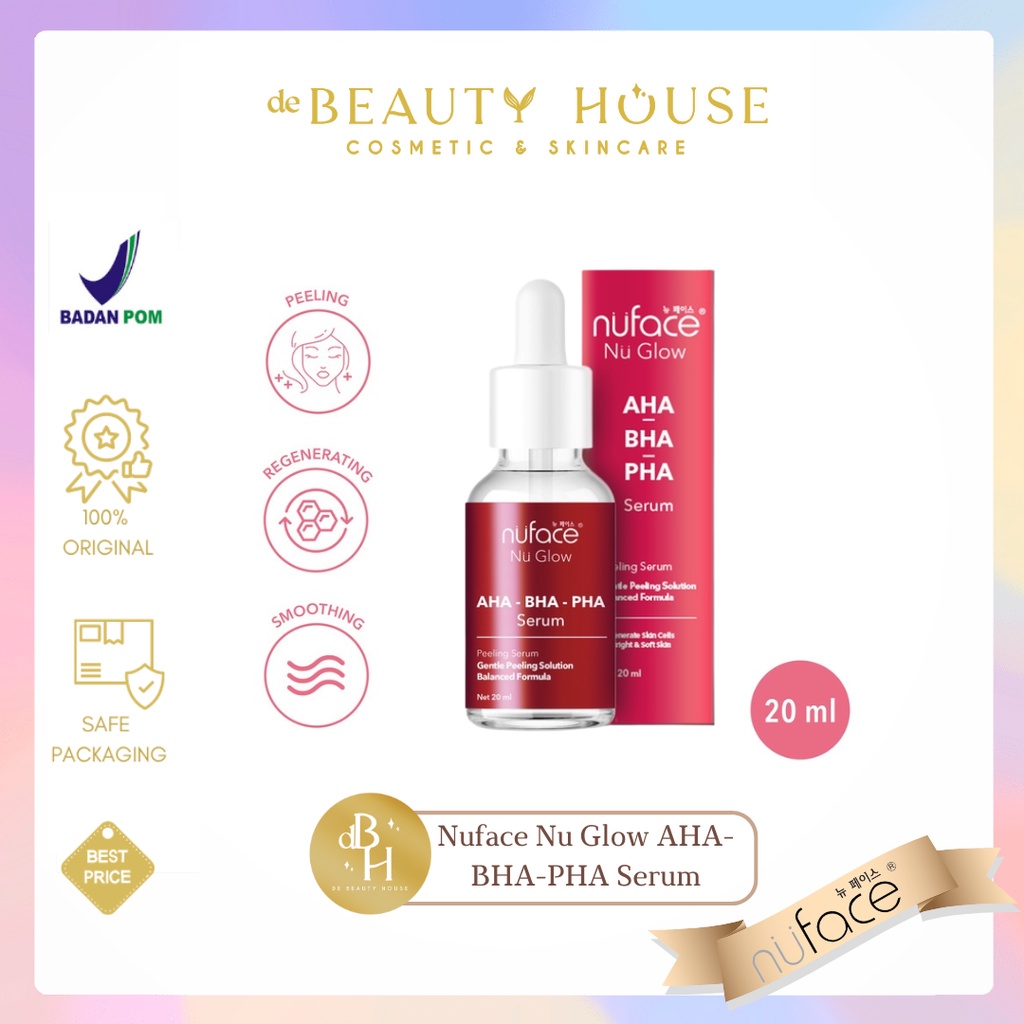 Jual NUFACE Nu Glow AHA-BHA-PHA Serum 20ML | Shopee Indonesia