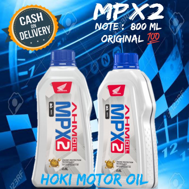 Jual OLI MPX2 10W - 30 SLMB 0.8 / AHM OIL MPX2 MATIC | Shopee Indonesia