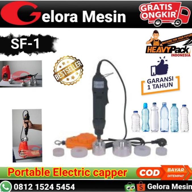 Jual Mesin Capping Penutup Botol Manual Sf-1 Heavypack | Shopee Indonesia