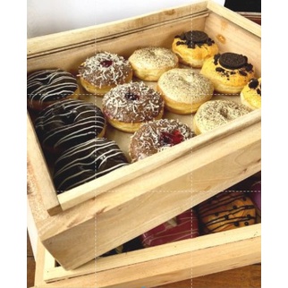 Jual Box Display Makanan Box Donat Box Display Donat Box Hampers ...