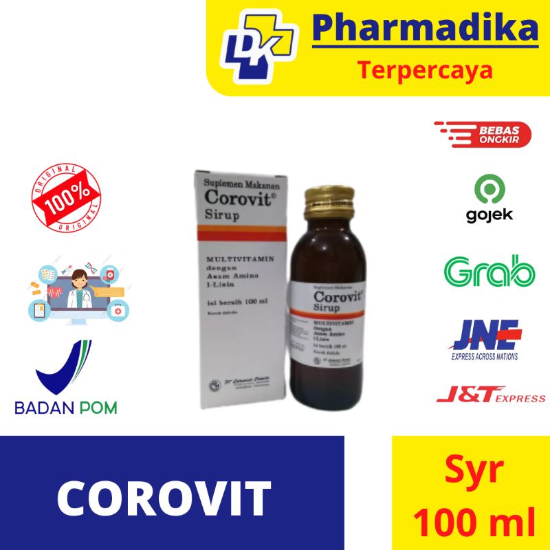 Jual COROVIT SYR 100ML | Shopee Indonesia