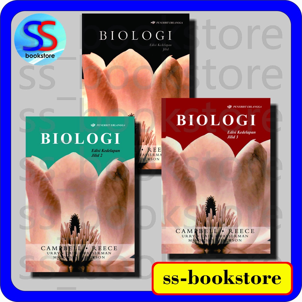 Jual buku Biologi Campbell satu paket jilid 1,2, dan 3 | Shopee Indonesia