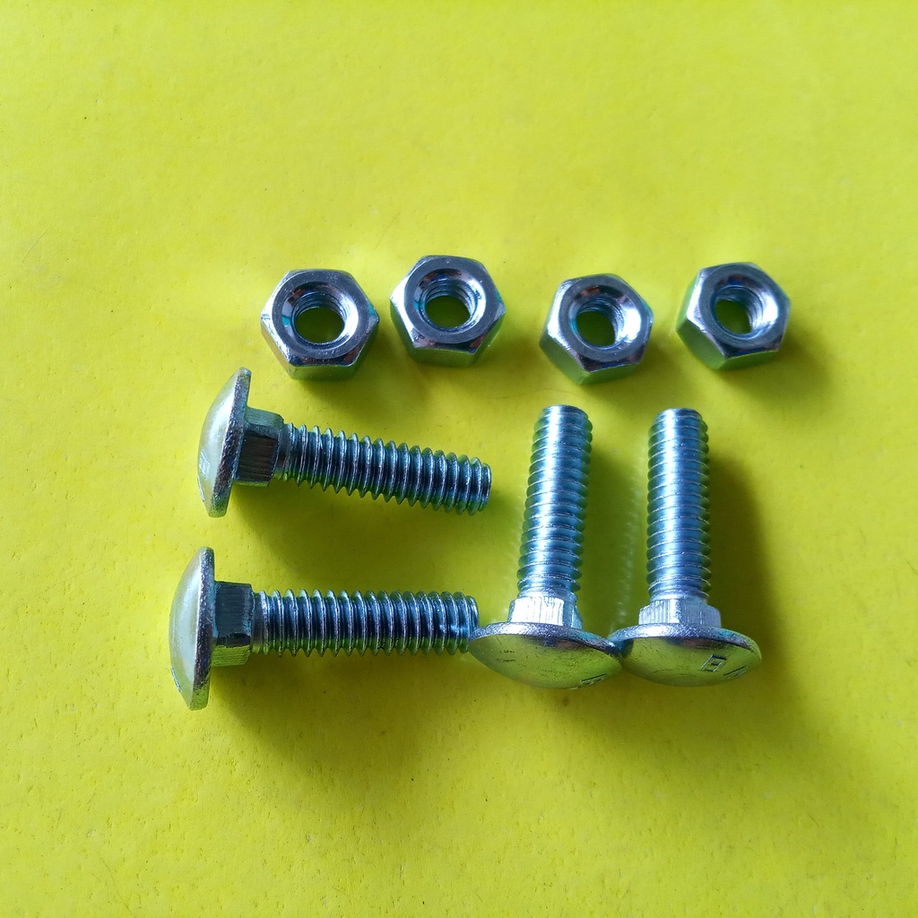 Jual BAUT MUR CB M8x40 NIKEL / BAUT M8 X 40 PANJANG 4CM / BAUT 13 KUNCI 13 NIKEL BAUT PAYUNG ...