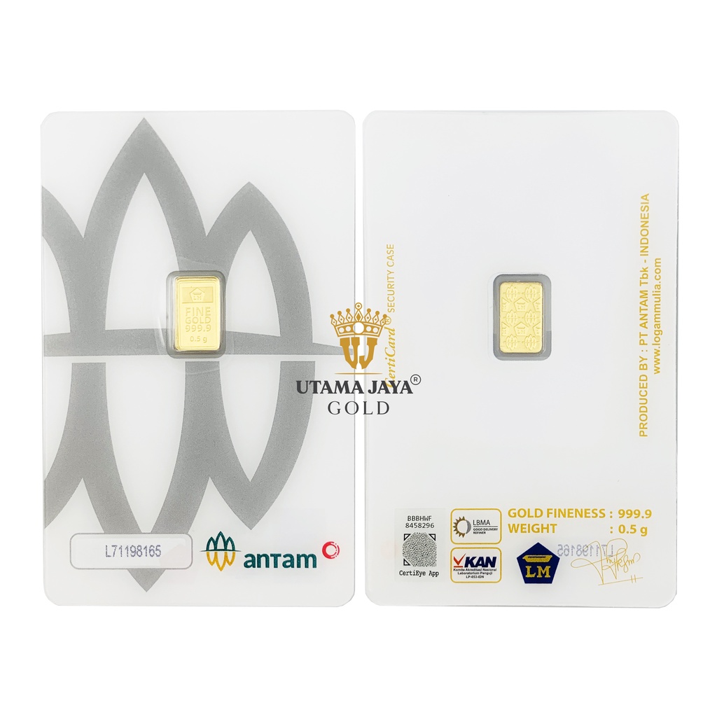 Jual LM logam mulia antam press 0.5gr | Shopee Indonesia