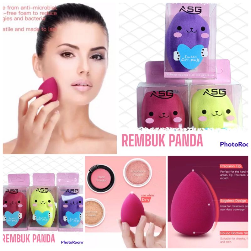 Jual SPONGE BEDAK BULAT / REMBUK BEDAK BULAT / SPONS MAKE UP / PUK ...