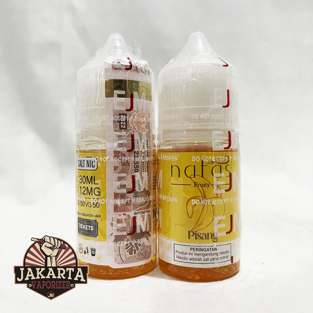 Jual [SALT] EJM NAFAS PISANG SALTNIC 30ML 12MG BY EJM X TICKETS BREW | Shopee Indonesia