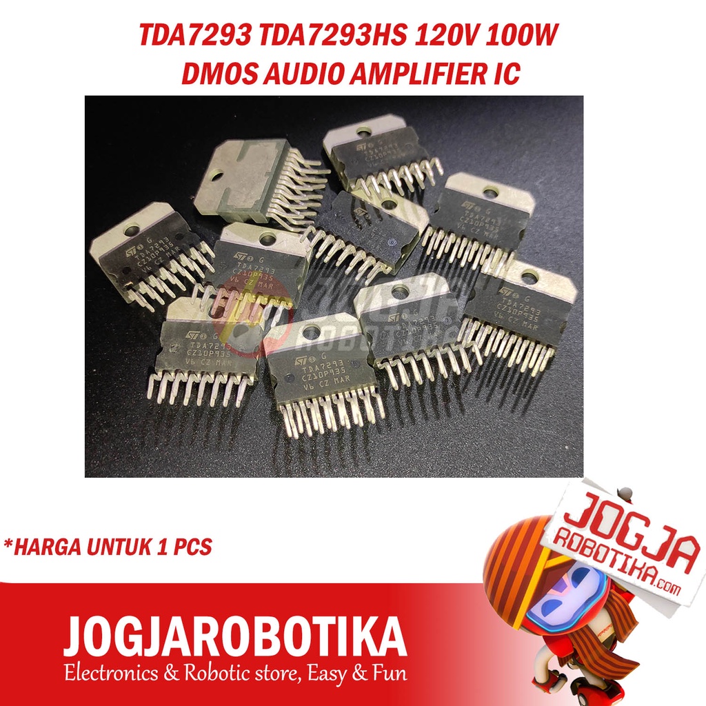 Jual TDA7293 TDA7293HS 120V 100W DMOS AUDIO AMPLIFIER IC | Shopee Indonesia