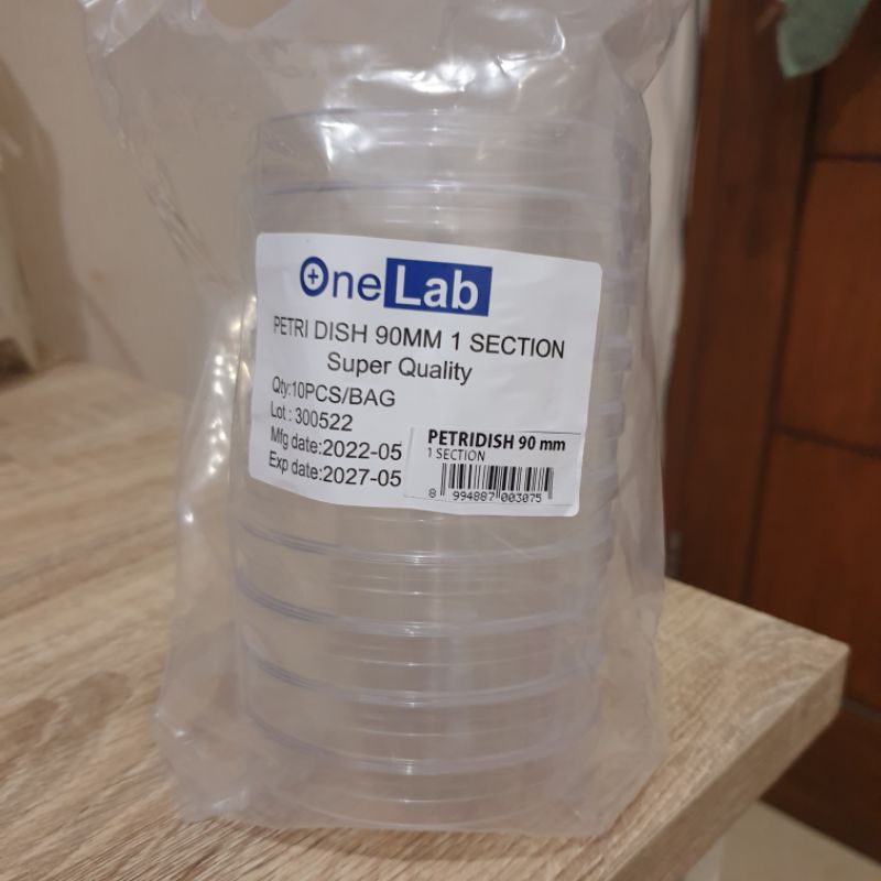 Jual Cawan Petri Plastik 90 mm / Petri Dish 1 section | Shopee Indonesia