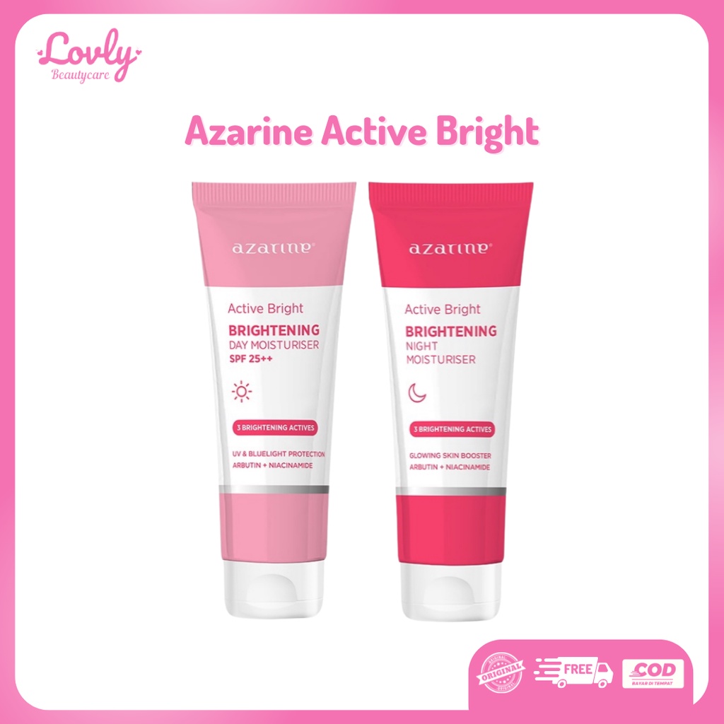 Jual Azarine Active Brightening Moisturizer 20gr | Shopee Indonesia