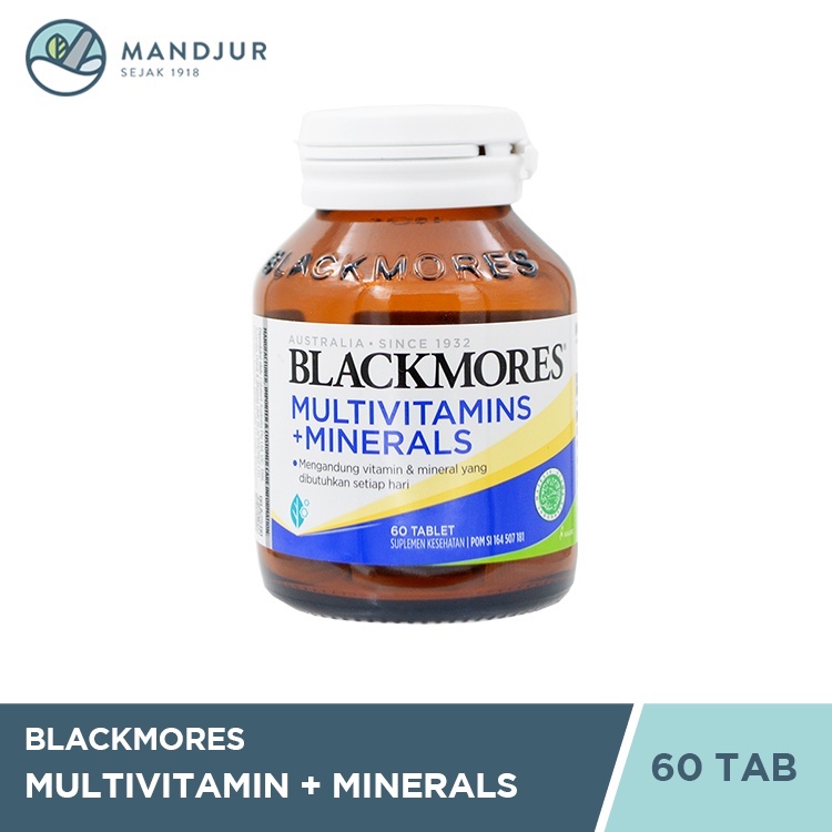 Jual Blackmores Multivitamin & Minerals - Isi 60 Tablet | Shopee Indonesia
