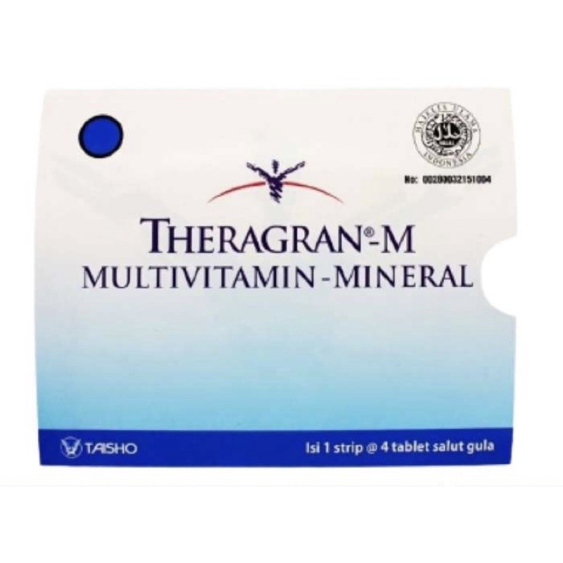 Jual THERAGRAN-M 4 TABLET - Multivitamin dan Mineral | Shopee Indonesia