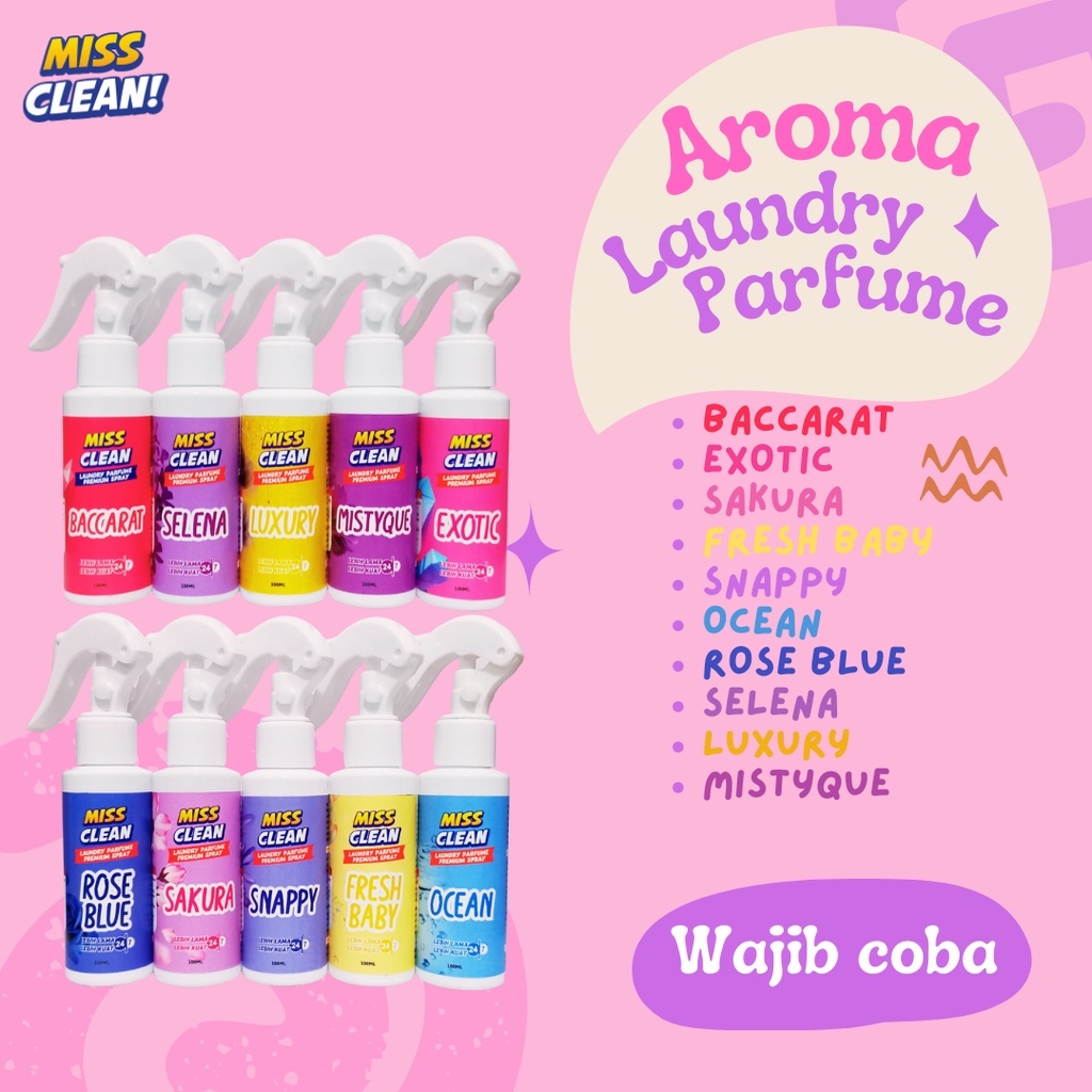 Jual Parfum laundry mawar pewangi pakaian laundry parfume baju miss ...