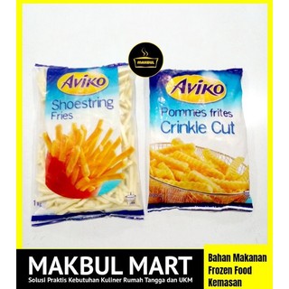 Jual Aviko Kentang Goreng Beku 1kg Shoestring Crinkle | Shopee Indonesia