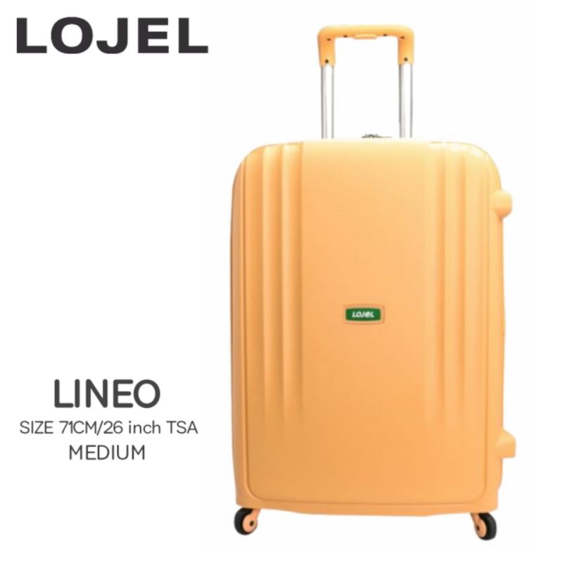 Jual KOPER LOJEL LINEO HARDCASE SANGAT KUAT SIZE MEDIUM 26 inch TSA LOCK | Shopee Indonesia