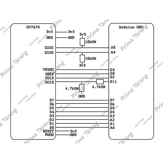 Jual Ov7670 Camera Module Ov 7670 Kamera Cmos Vga Modul Arduino 640X480 ...