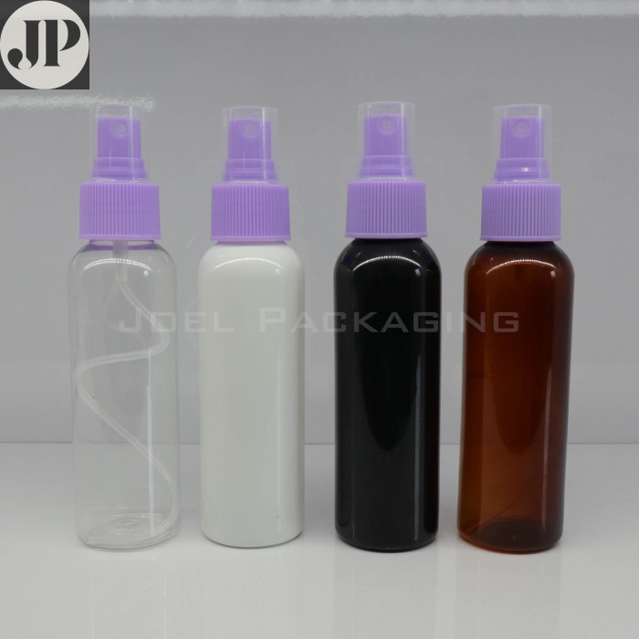 Jual BOTOL SPRAY 100ML SPRAY UNGU HITAM BENING AMBER PUTIH SEMPROT 100 ML - CLEAR | Shopee Indonesia
