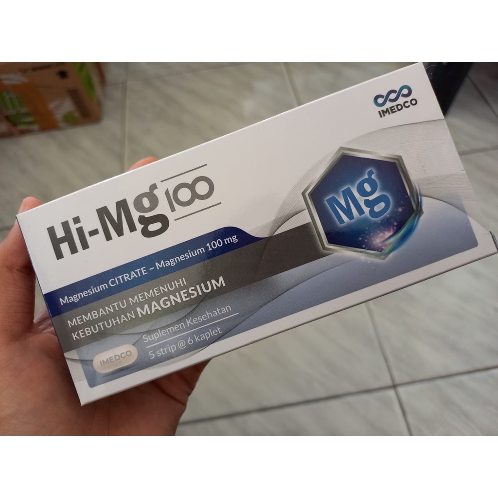 Jual Hi-MG 100 / Vitamin&Suplemen Persendian / Magnesium (1strip) | Shopee Indonesia