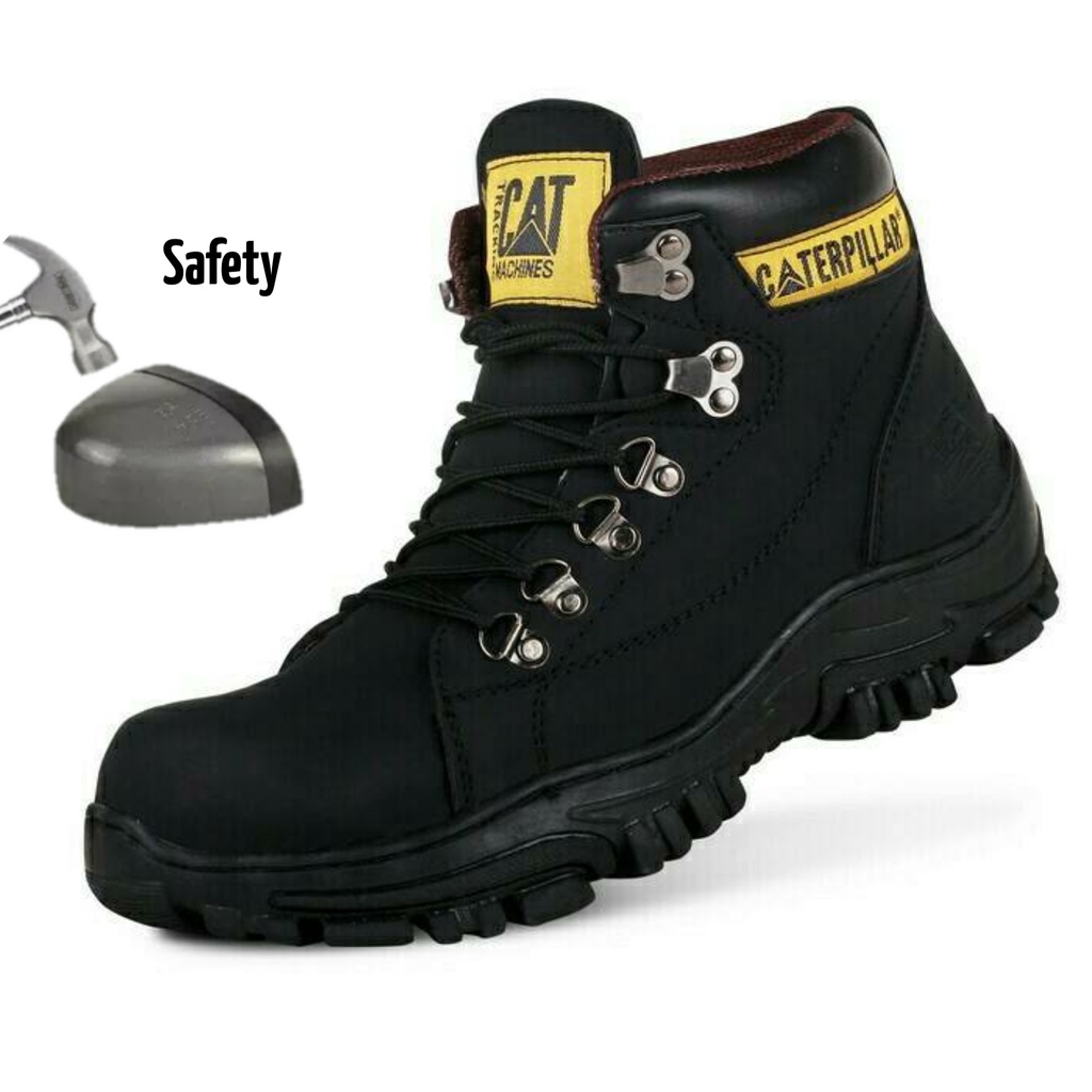Jual Sepatu Boots Caterpillar Safety Pria Hiking Travelling Sepatu ...