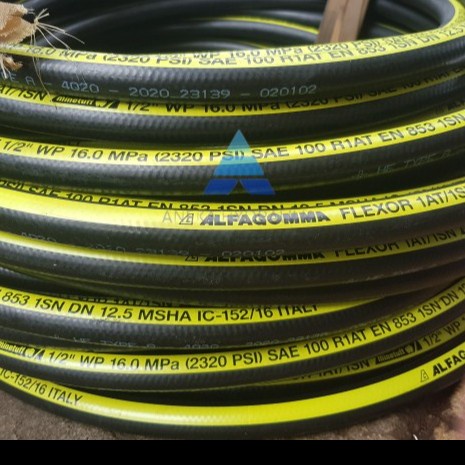 Jual Selang Hydraulic High Pressure ALFAGOMMA Flexor 1AT/1SN (1 Kawat) | Shopee Indonesia