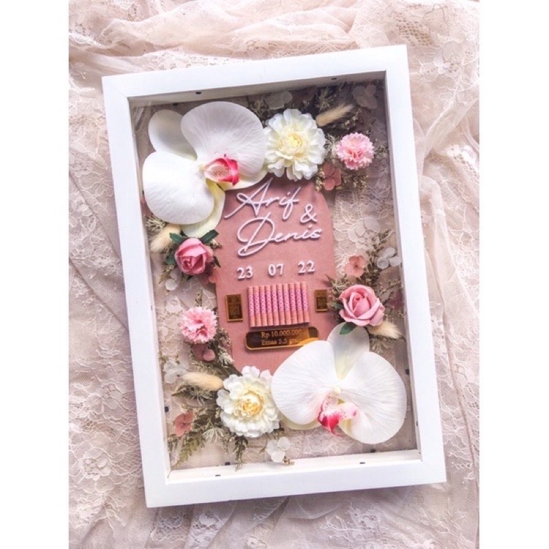 Jual mahar transparant | mahar pernikahan transparant | figura mahar ...