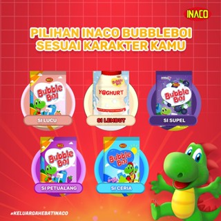 Jual ( BERKAH ) INACO BUBBLE BOI Yogurt 40gr Nata De Coco Lychee Anggur ...