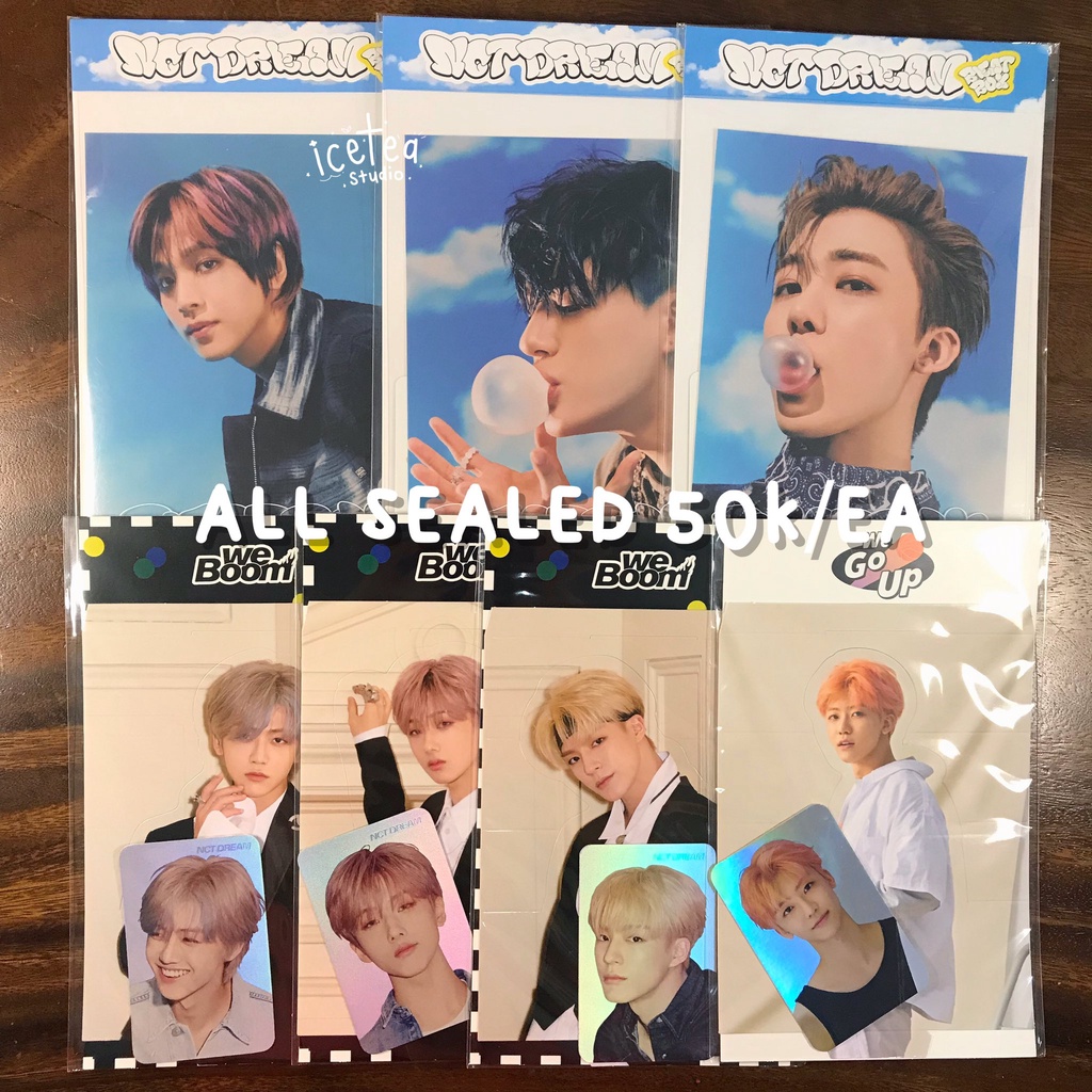 Jual [all booked] hologram standee postcard beatbox we boom we go up ...