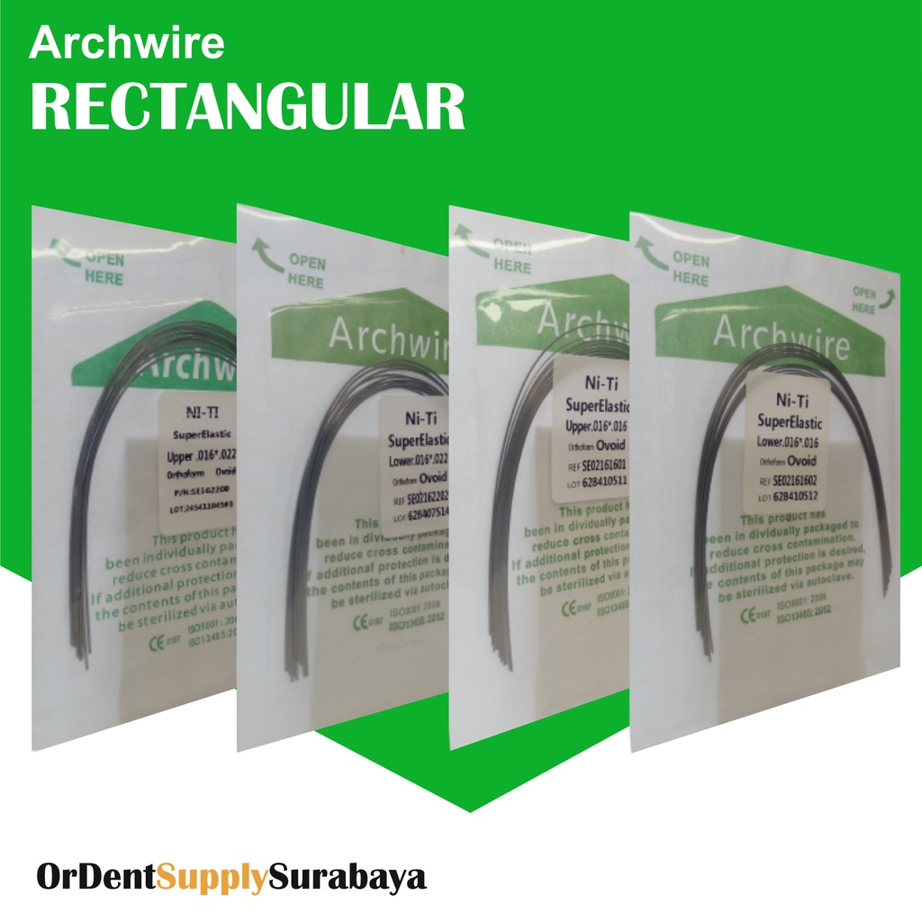 Jual Kawat NiTi Rectangular upper & lower | Shopee Indonesia