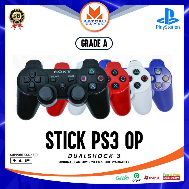 Jual Stick Playstation 3 DS3 Stick ps3 Controller Original Pabrik ...