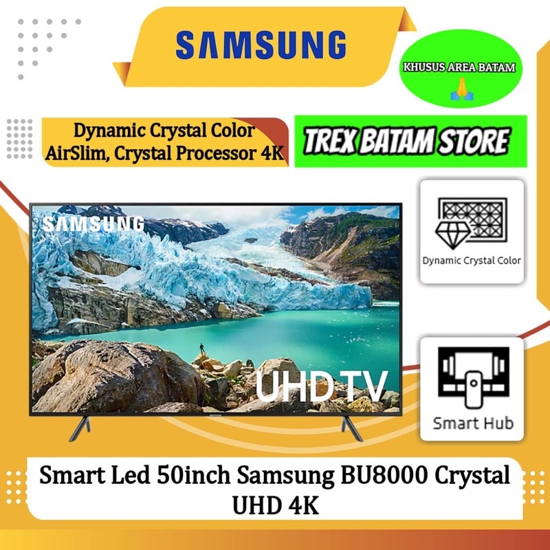 Jual SAMSUNG 50BU8000 SMART TV 50 INCH 4K CRYSTAL UHD (BATAM) | Shopee Indonesia